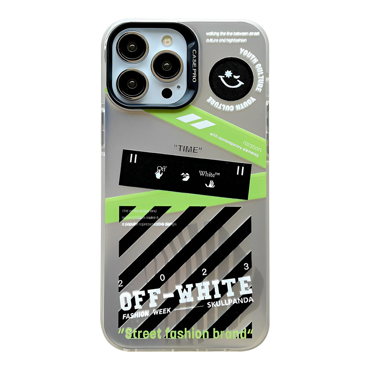 Plating Off and White iPhone Case – CASE