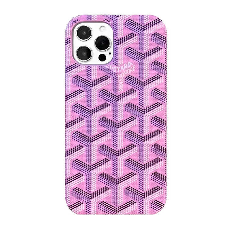 Vintage Leather Goyard iPhone Case – CASE