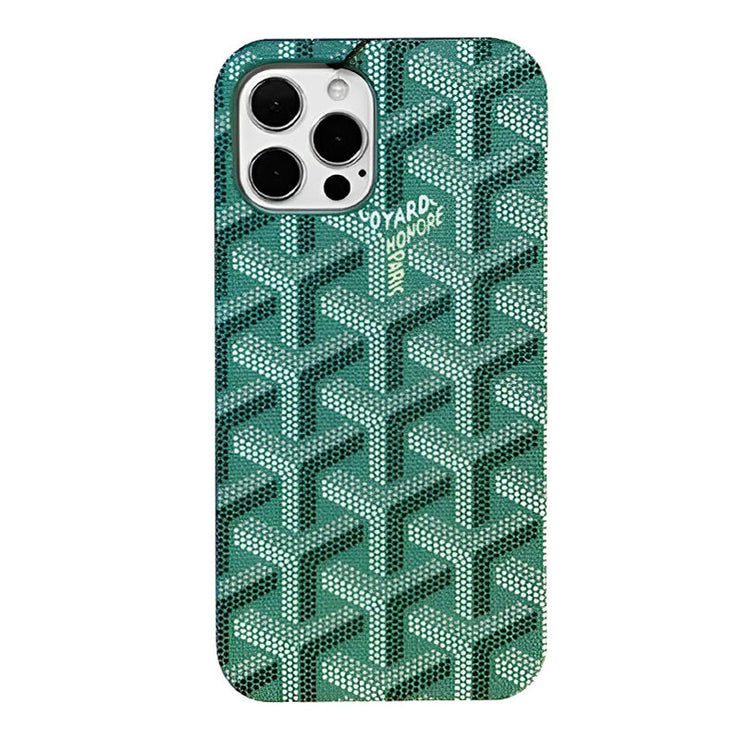 Vintage Leather Goyard iPhone Case – CASE