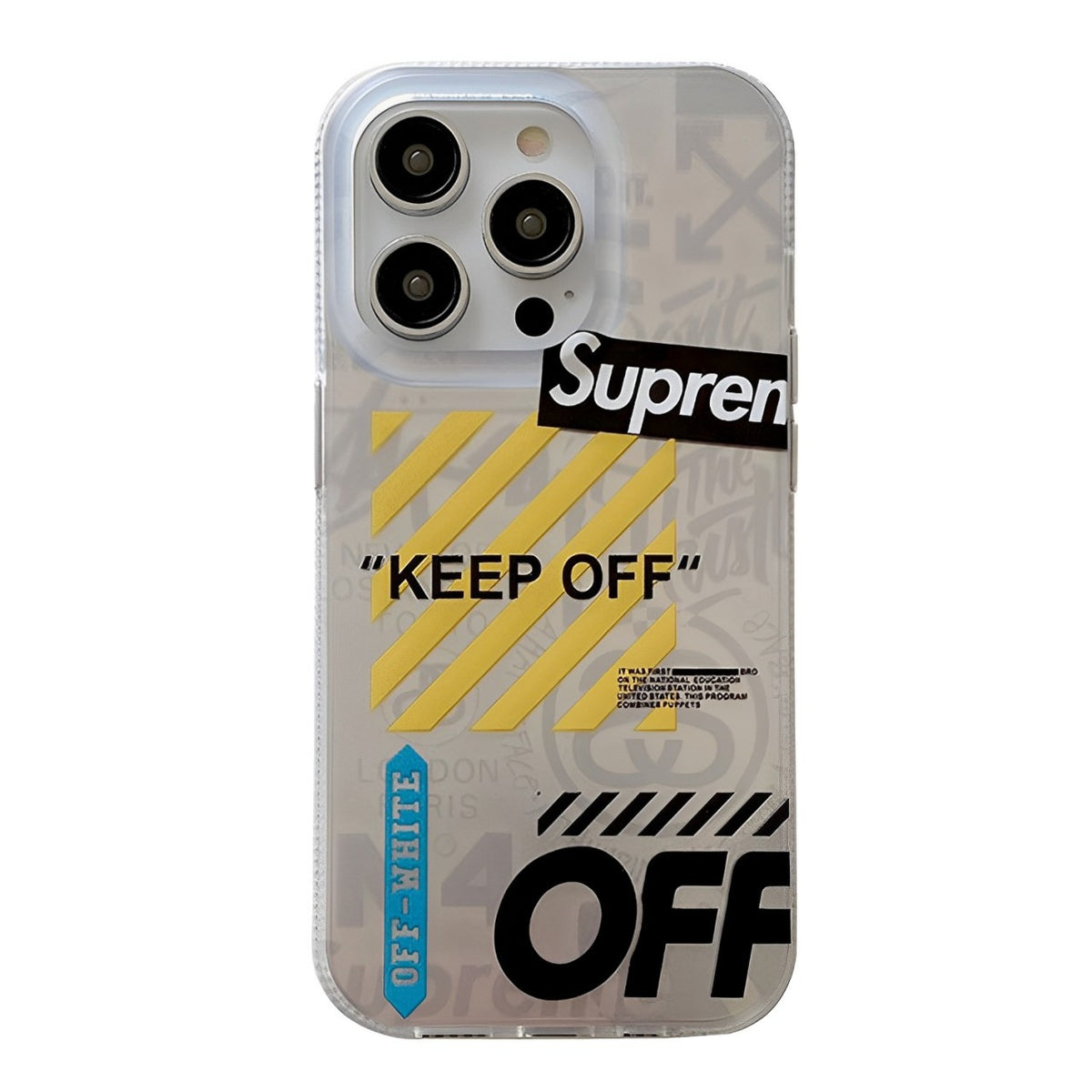 Off-White × Supreme iphone Case Trendy Tags – BELKCASE