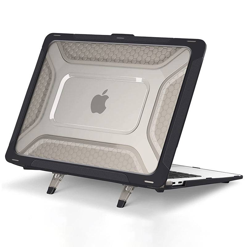 Macbook Case Heavy Duty Honeycomb Hard Shell - Black | BELKCASE