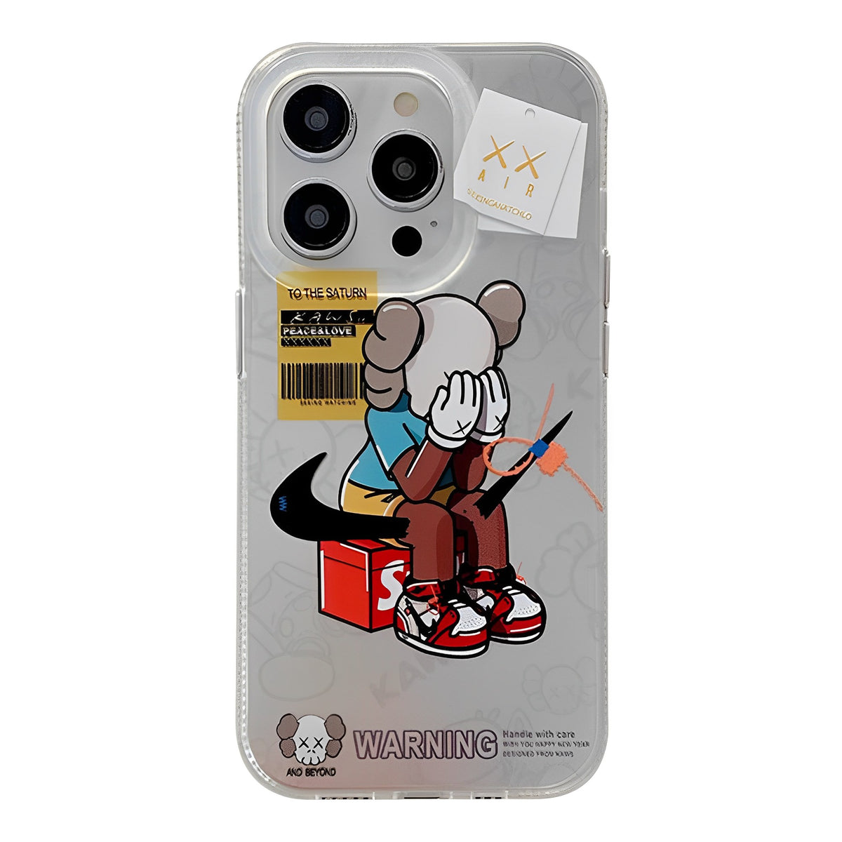 KAWS × Air Jordan 1 Laser Plating iPhone Case – BELKCASE
